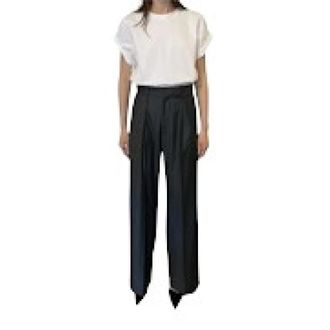 Victoria Beckham Ethel Hose - - Trousers - Damen - Gr&uuml;n - S