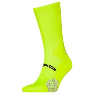 Head Mixte Padel Crew Sock, Jaune, 43-46 EU