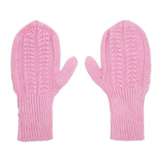 Americandreams Americandreams, Femme, Accessoires, Rose, Taille: ONE Size Moufles Douces Berry en Coton