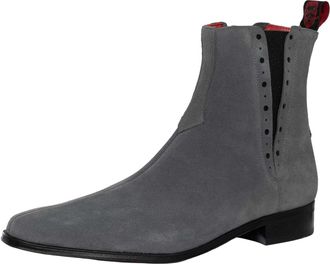 Jeffery West Chelsea-Stiefel Aus Wildleder, Grau