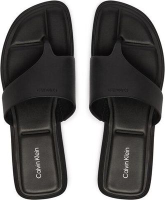 Calvin Klein Zehentrenner Leather Toe Post Sandals HW0HW02866 Schwarz