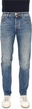 Jacob Cohen Homme, Jeans, Bleu, Taille: W33 Scott Denim Comfort Jeans