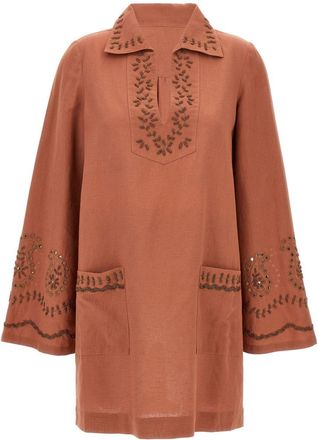 Fortela robe courte Genevieve - Rouge