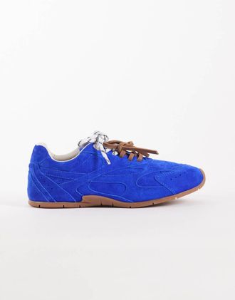 Bronx Myr-aa - Sneaker aus Wildleder in Electric-Blau