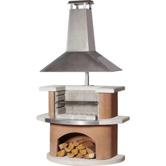 Buschbeck Gartenkamin Kampen bbq Kohlegrill Holzgrill Grillkamin Gartengrill - Buschbeck