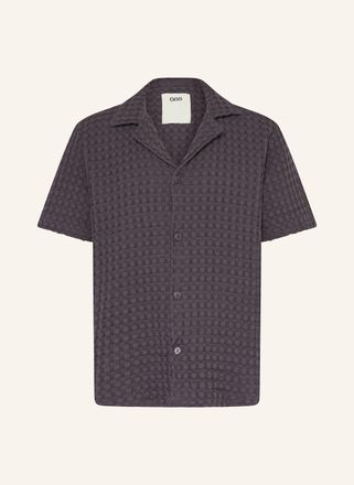 OAS Oas Resorthemd Nearly Black Comfort Fit grau