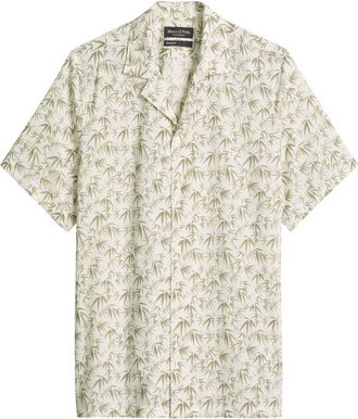 Marc O'Polo Kurzarmhemd aus Baumwolle mit floralem Print, Regular Fit in