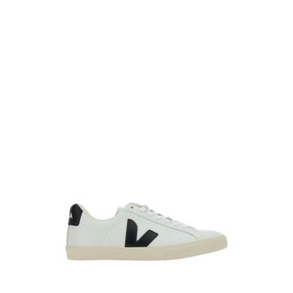 Veja Femme, Chaussures, Blanc, Taille: 40 EU Esplar Baskets en Cuir de Veau