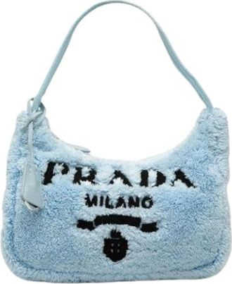 Prada Sac bandouli&egrave;re Re-Edition Pre-owned - Femme - Pre-owned - Bleu - Taille: ONE Size