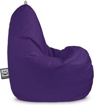 Happers Happers - Pouf Poire Relax Similicuir Lilas Enfant Lilas