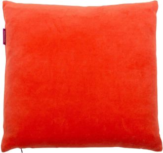 farbenfreunde Kissenbezug 1000 50 x 50 Kissenhülle 50x50 Col.blutorange Farbenfreunde