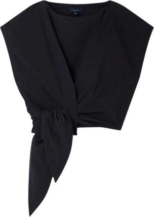 SOEUR Soeur, Femme, Blouses et Chemises, Bleu, Taille: 38 FR Itea Knotted Blouse