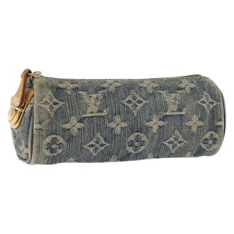 Louis Vuitton Pre-owned Denim pouches - - Pre-owned - Damen - Blau - ONE SIZE
