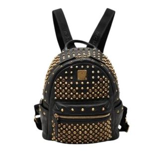 MCM Pre-owned Visetos Rucksack - - Pre-owned - Damen - Schwarzk - ONE SIZE