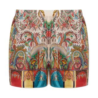 Etro Femme, Shorts, Multicolore, Taille: 34 FR Peau DAnge Silk Shorts
