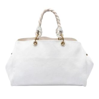 Bottega Veneta Pre-owned Canvas totes - - Pre-owned - Damen - Wei&szlig; - ONE SIZE