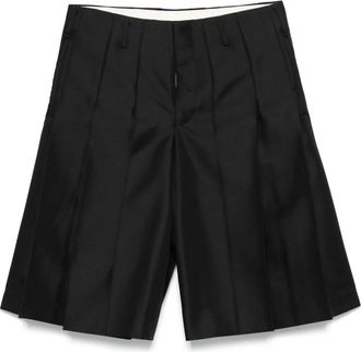 Comme Des Garçons Shorts mit Bundfalten - Schwarz