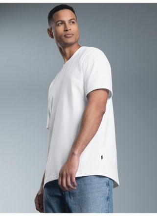 Trigema T-Shirt TRIGEMA TRIGEMA T-Shirt DELUXE Baumwolle, Herren, Gr. 4XL, wei&szlig;, 100% Baumwolle, Basic, Shirts T-Shirt, Topseller