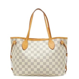 Louis Vuitton Pre-owned Neverfull PM Damier Azur Tote Bag - - Pre-owned - Damen - Beige - ONE SIZE