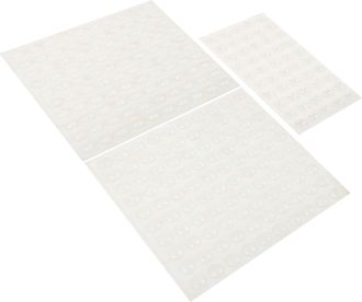 PartyKindom 250 St&uuml;ck Teiliges Transparentes Silikon Polster Selbstklebend Ger&auml;uschd&auml;mpfende Sto&szlig;d&auml;mpfer Pads f&uuml;r M&ouml;bel Schrankt&uuml;ren Glasplatten Vielseitig Einset