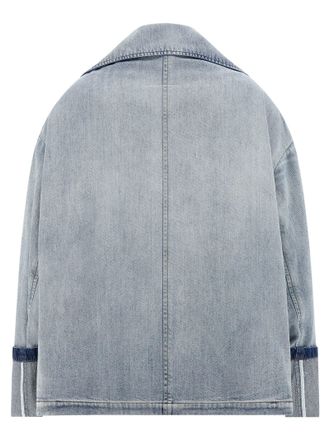 Maison Margiela Womens Blue Cotton Denim Jacket Clothing