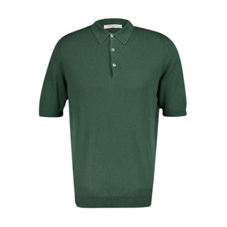 Boglioli Waldgr&uuml;nes Poloshirt - - Tops - Herren - Gr&uuml;n - S