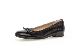 Gabor Damen Klassische Ballerinas, Frauen Flats,klassisch elegant,Ballerinen,Halbschuhe,Sommerschuhe,Slipper,Ballet-Flats,schwarz,36 EU / 3.5 UK