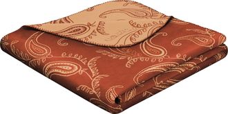 BIEDERLACK Wohndecke Indian Summer Baumwollmischung weinrot Gr&ouml;&szlig;e 150x200 cm