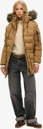 Superdry Expedition - Parka en microfibre - Grès-Marron