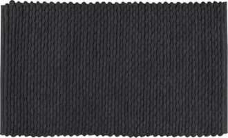 Kleine Wolke Badteppich Willow, Farbe: Schiefer, Material: 55% Polyester / 45% Baumwolle, Größe: 60x100 cm