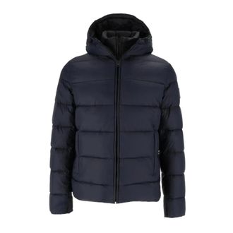 Fay Daunen-Pufferjacke mit Kapuze - - Jackets - Herren - Blau - M