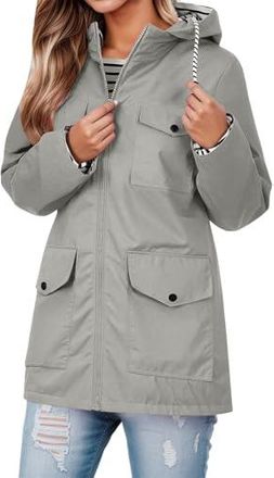 Generico Parka longue dhiver élégante et chaude en cuir pour femme Veste matelassée dhiver en duvet chaud pour femme, gris clair, 3XL