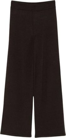 Max Mara Gabarra Pantalon Large - Femme - Pantalons - Brun - Taille: 36 FR