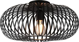 Trio Plafonnier led 1xe27 max 60w metal noir mat diametre 40cm johann 50274369 50274369 50274369