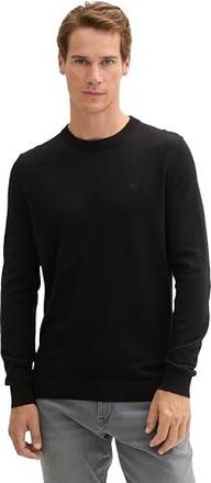 Tom Tailor 1038426 Sweater, 29999-Black, XXL Homme