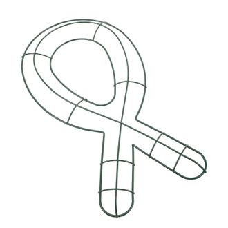 Valiclud Metall Kranzrahmen Tie-Form f&uuml;r Weihnachtsdekorationen Langlebiger Drahtkranz f&uuml;r T&uuml;r Innenbereich Vielseitiger Bastelring f&uuml;r Adventskranz Hochzeit u