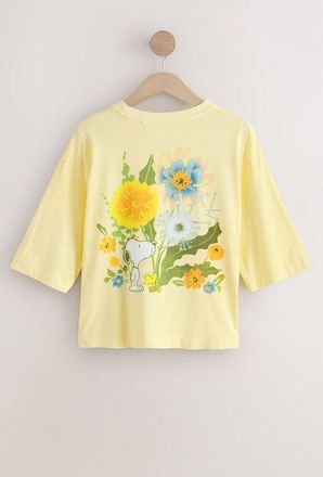 Next T-Shirt Kurz&auml;rmeliges T-Shirt mit Grafik, Snoopy Flower (1-tlg)