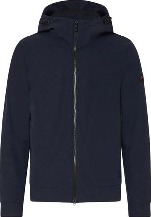 Peuterey Homme, Sweatshirts et sweats &agrave; capuche, Bleu, Taille: M Giubbotto in tessuto tecnico