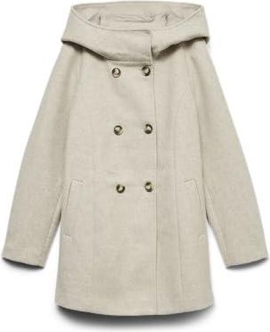 Vero Moda Vmfortune Veste Shila Ga Noos Femme Jacket, Oatmeal/Detail:melange, XL