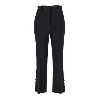 Elisabetta Franchi Elegante Schwarze Hose - - Trousers - Damen - Schwarzk - L