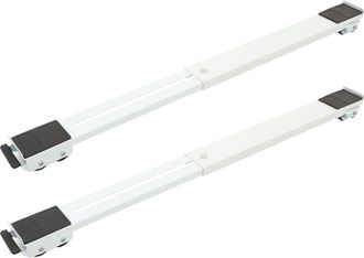 Holibanna DOITOOL Ausziehbarer Waschmaschinenwagen mit Rutschfester Unterlage und Bremsen Ger&auml;te Transportwagen Ausziehbar f&uuml;r Waschmaschine Trockner K&uuml;hlschran