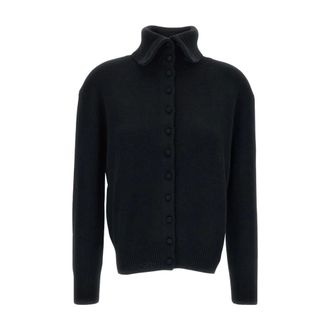 Lisa Yang Femme, Pulls, Noir, Taille: 38 FR Cardigan en cachemire
