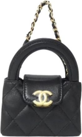 Chanel Pre-owned Vintage Handbag Charm - Femme - Pre-owned - Noir - Taille: ONE Size