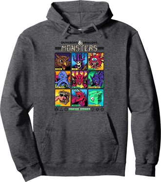 Dungeons & Dragons Wizards of The Coast Monster Select Menu Pullover Hoodie