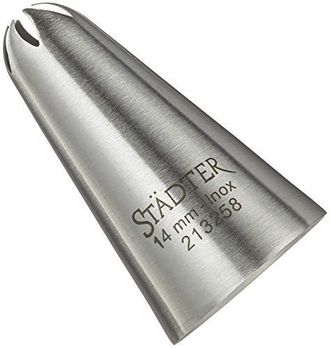 St&auml;dter 213258 Bl&uuml;tent&uuml;lle, Edelstahl, Silber, 1,4cm