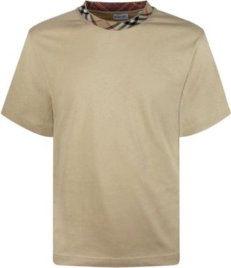 Burberry Homme, Tops, Brun, Taille: S T-Chemises