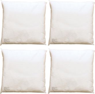 Matches 21 Kissenfüllung 45x45 cm Innenkissen für Kissenhüllen - 4er Set weiche Polyester Sofa-Füllkissen