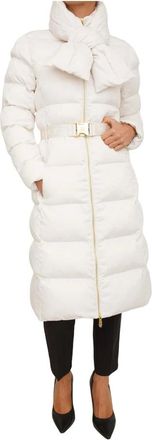 Elisabetta Franchi Femme, Manteaux, Blanc, Taille: 38 FR Giaccione
