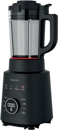 Sencor Sencor Hochleistungsmixer mit Heizfunktion, Professioneller Mixer & Suppenkocher Warm Kalt, 7 automatische Programme, 8 Klingen, 9 Geschwindigkeiten, 