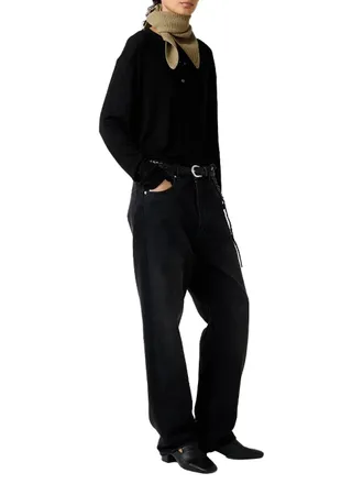 STUDIO NICHOLSON Ribbed Lyocell Jersey Sweatshirt